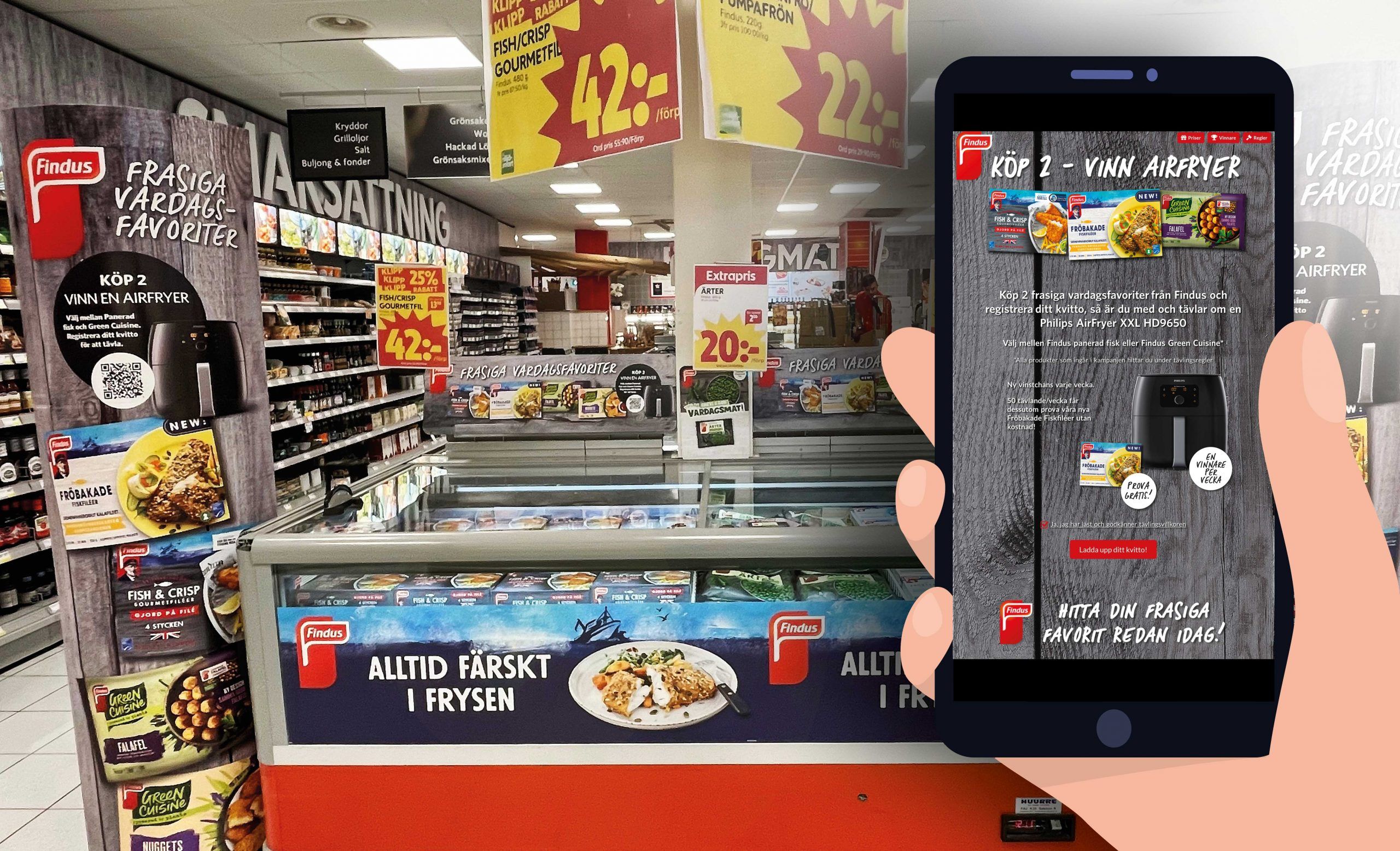 Findus fygitala kampanj ökar synligheten i frysen - Clearon